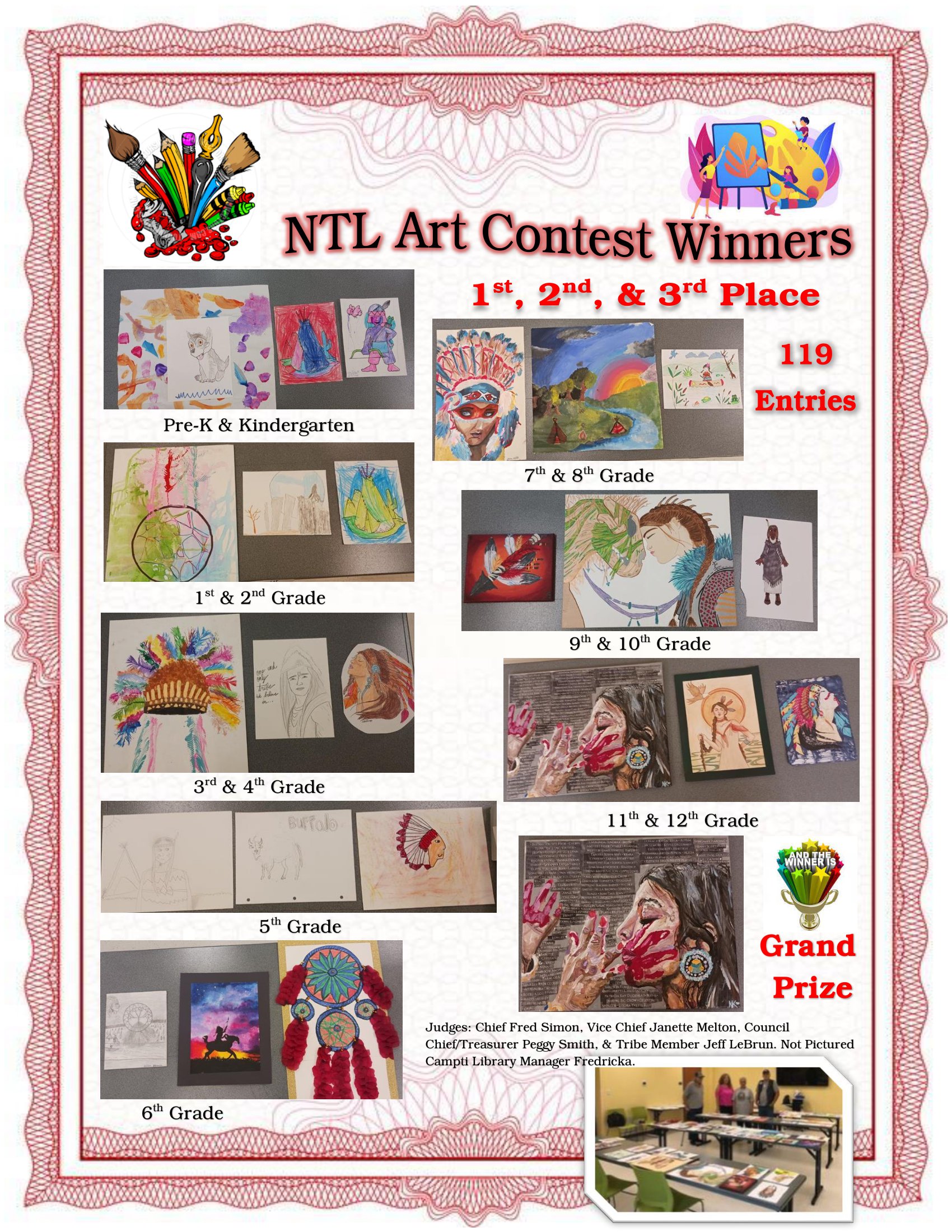 NTL Art Contest Winners – Natchitoches Tribe of Louisiana