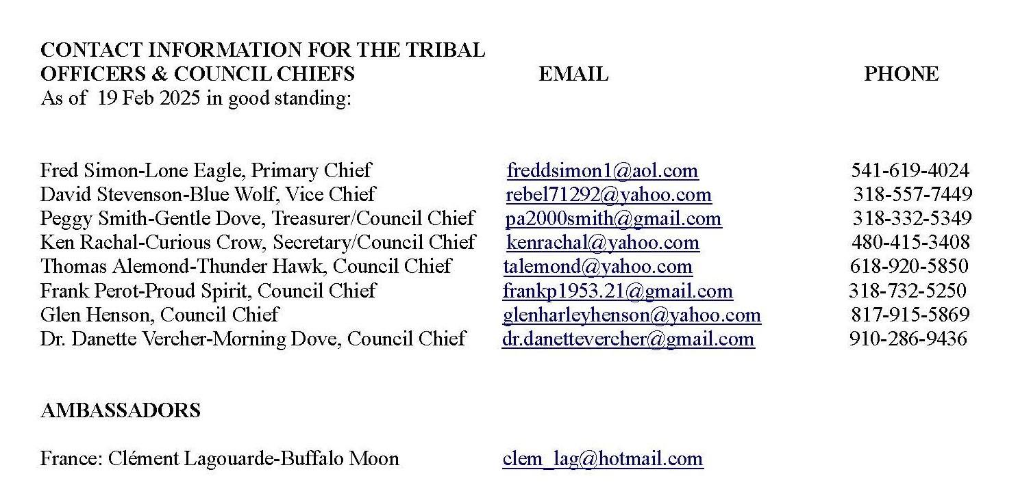 Government – Natchitoches Tribe of Louisiana